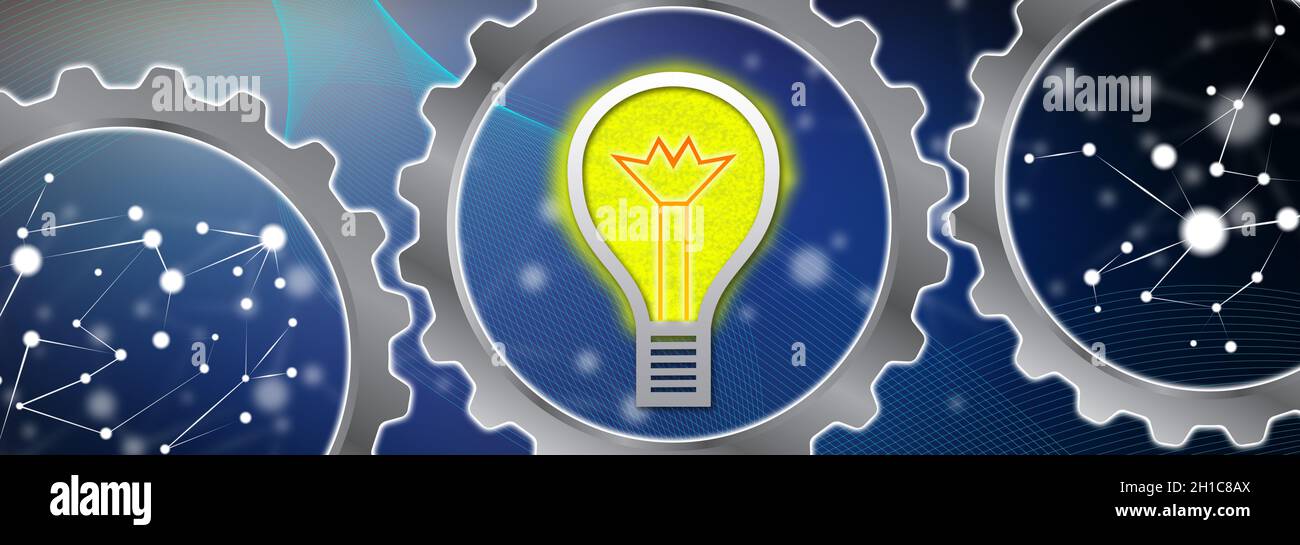 Illustration of a team idea concept Stock Photo - Alamy