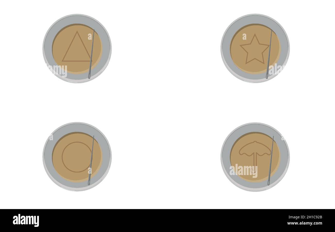 Korean dalgona sugar candy Stock Vector Images - Alamy