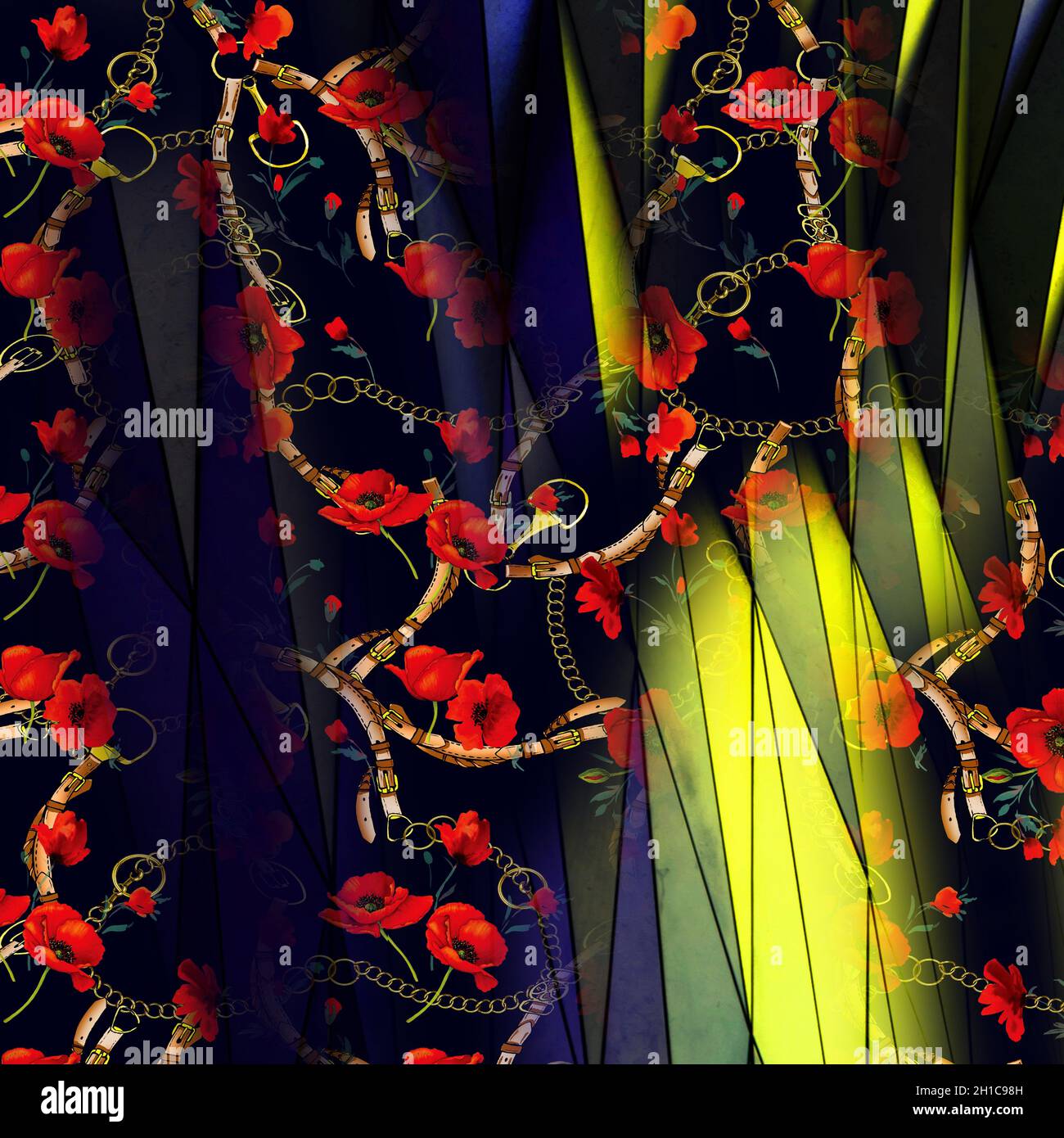 Botanical composition abstract background for amazing fabric background ...