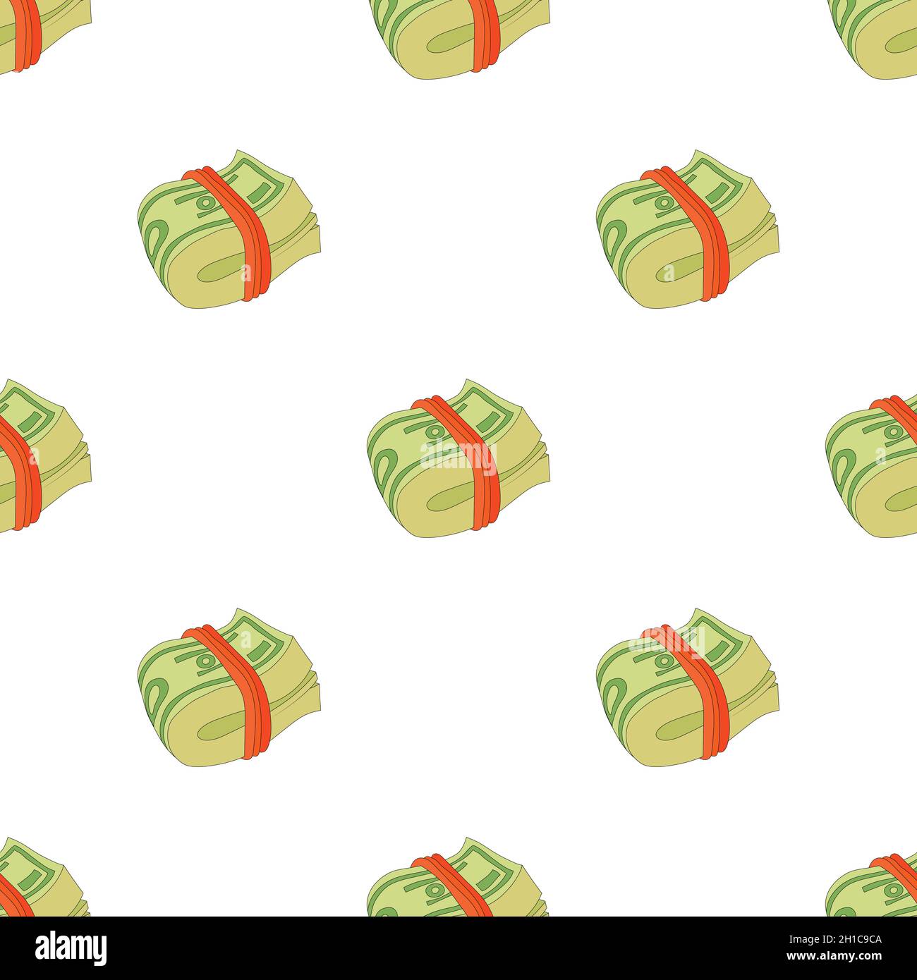 Bundle of dollars pattern seamless background texture repeat wallpaper ...