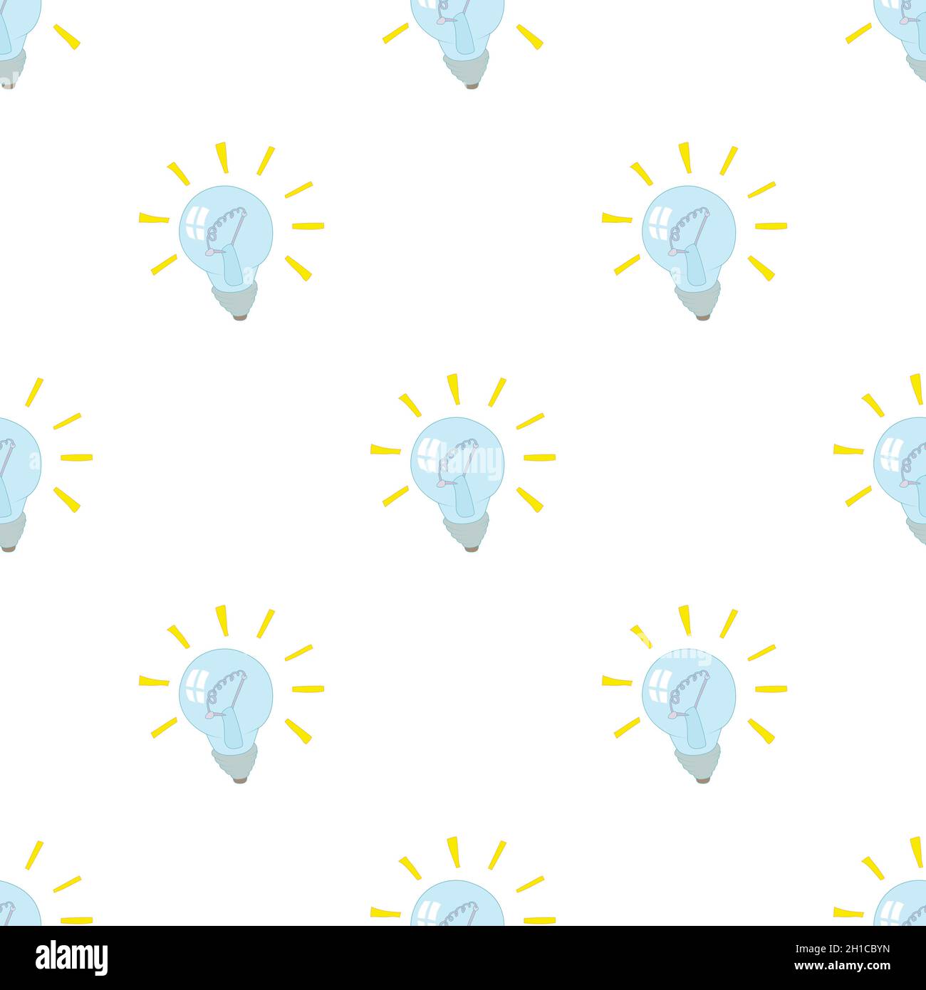 Light bulb pattern seamless background texture repeat wallpaper ...