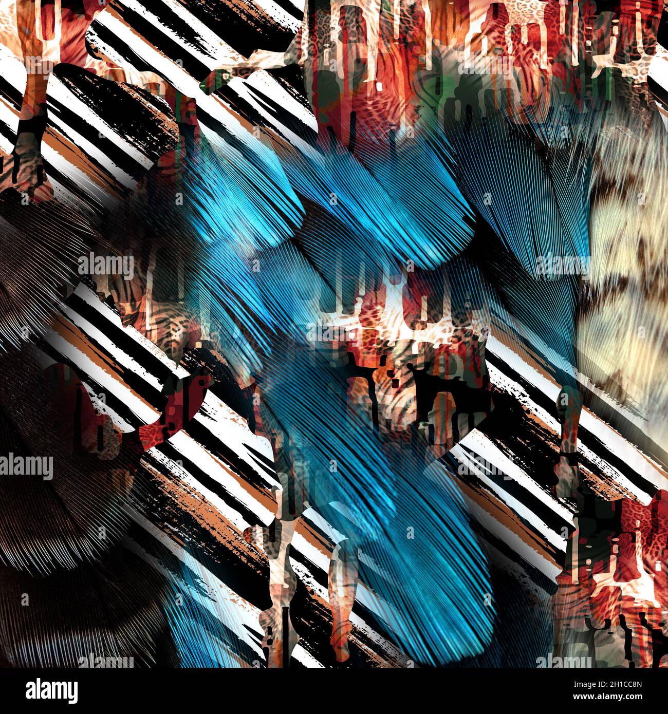 Botanical composition abstract background for amazing fabric background ...