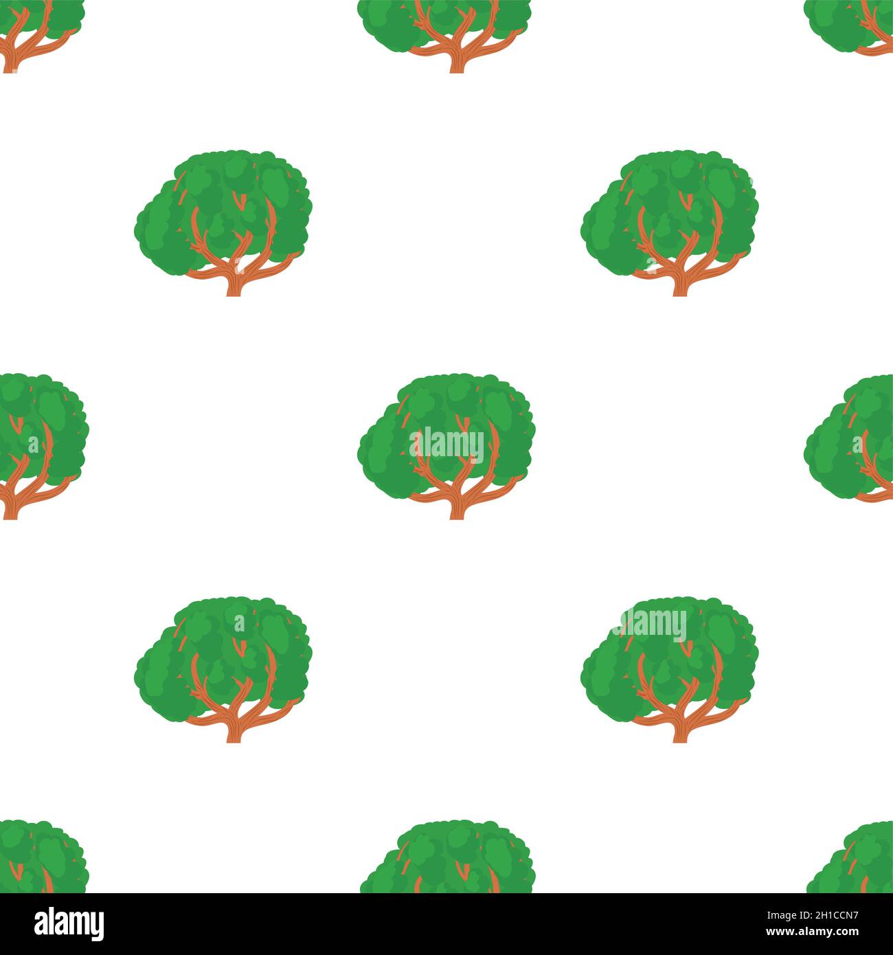 Big green tree pattern seamless background texture repeat wallpaper ...