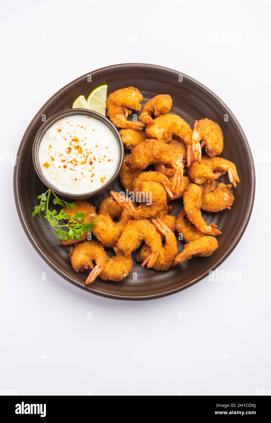 shrimp fritters or prawn bajji or jheenga pakoda or kolambi or zinga ...