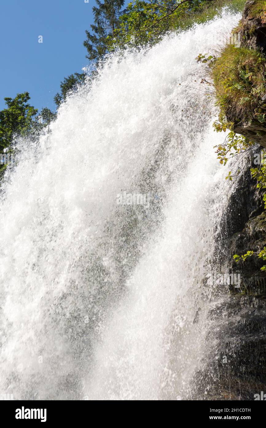 Steinsdalsfossen waterfall and landscape in Norway Stock Photo - Alamy