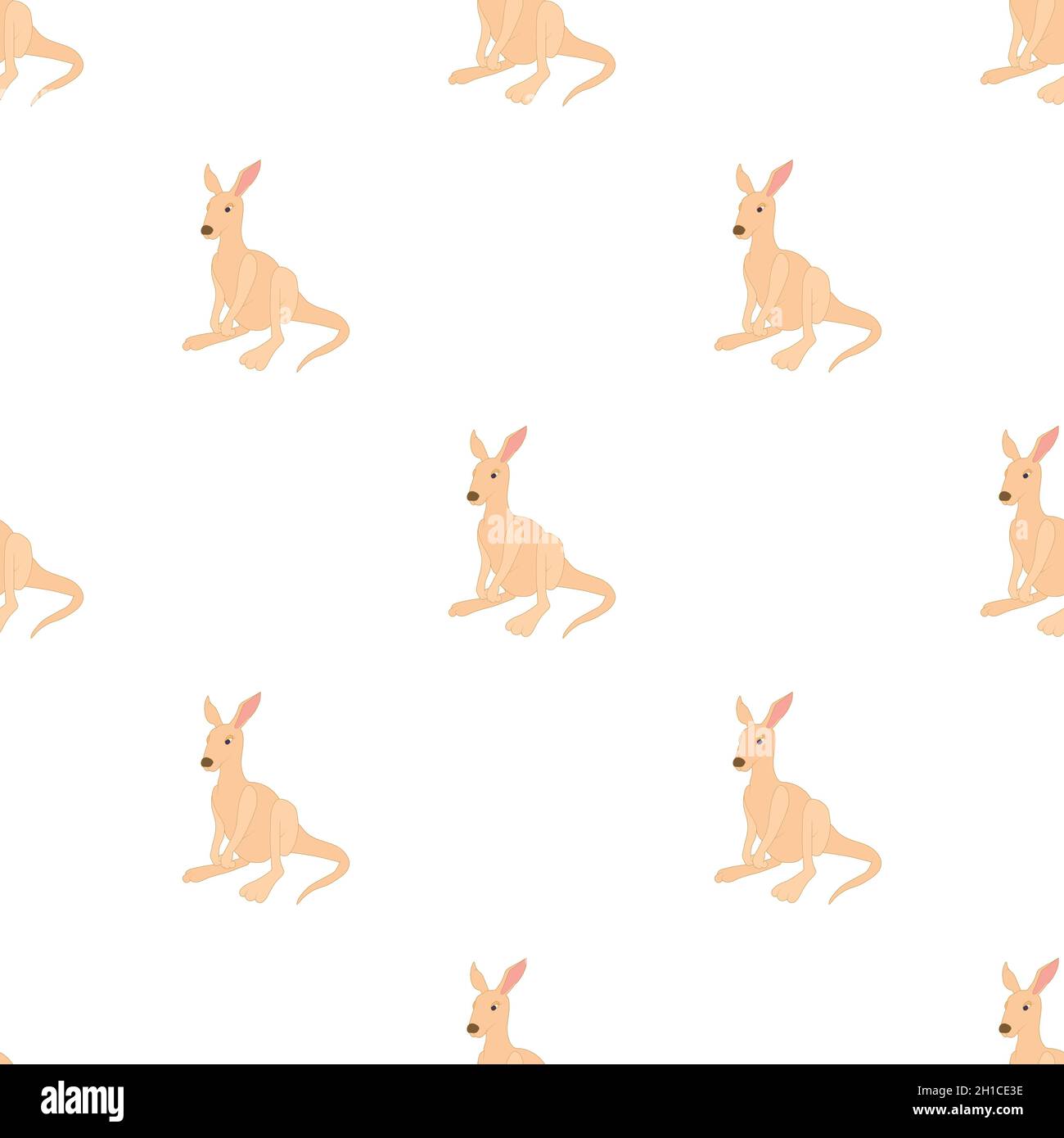 Kangaroo pattern seamless background texture repeat wallpaper geometric ...