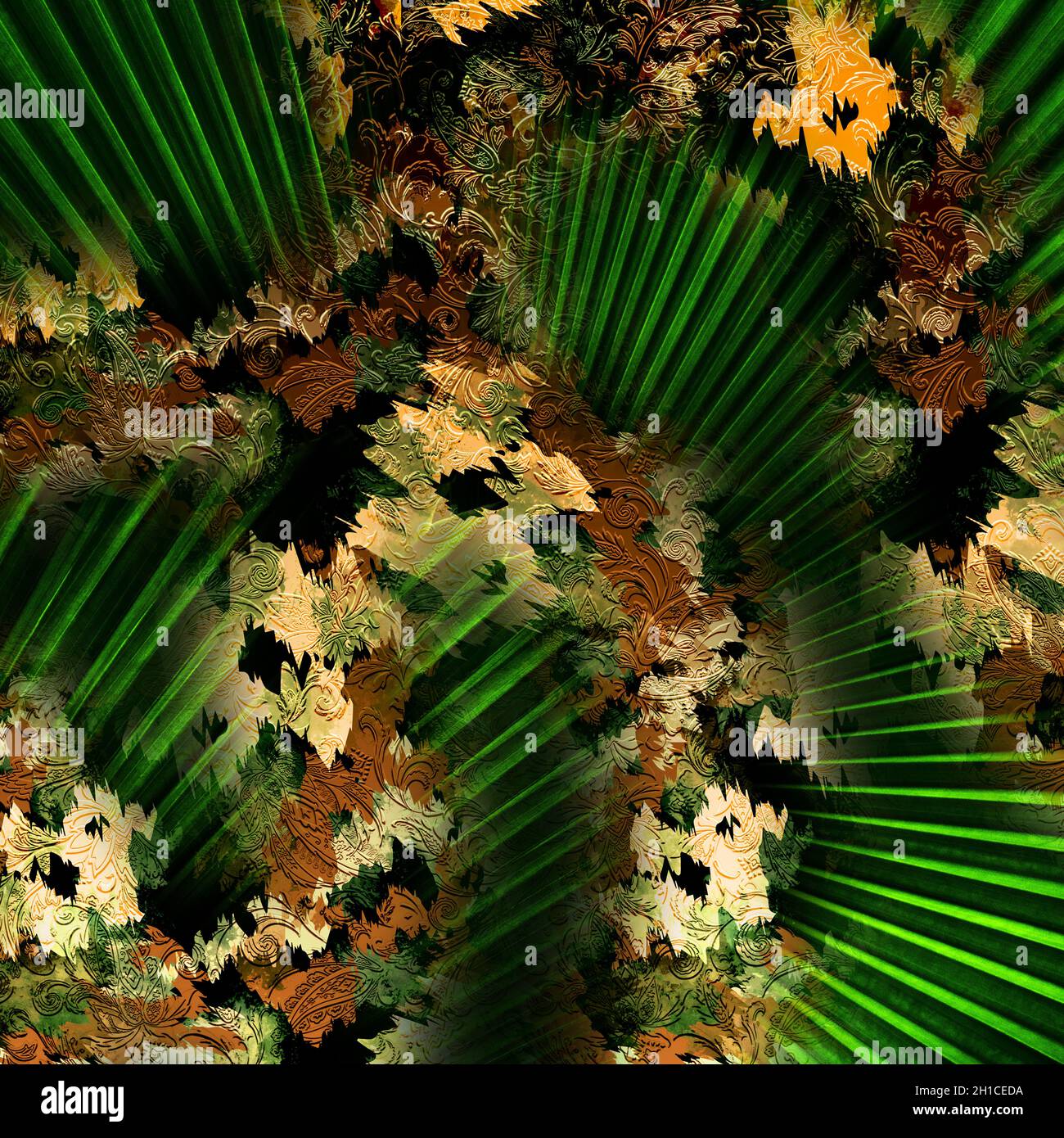 Botanical composition abstract background for amazing fabric background ...