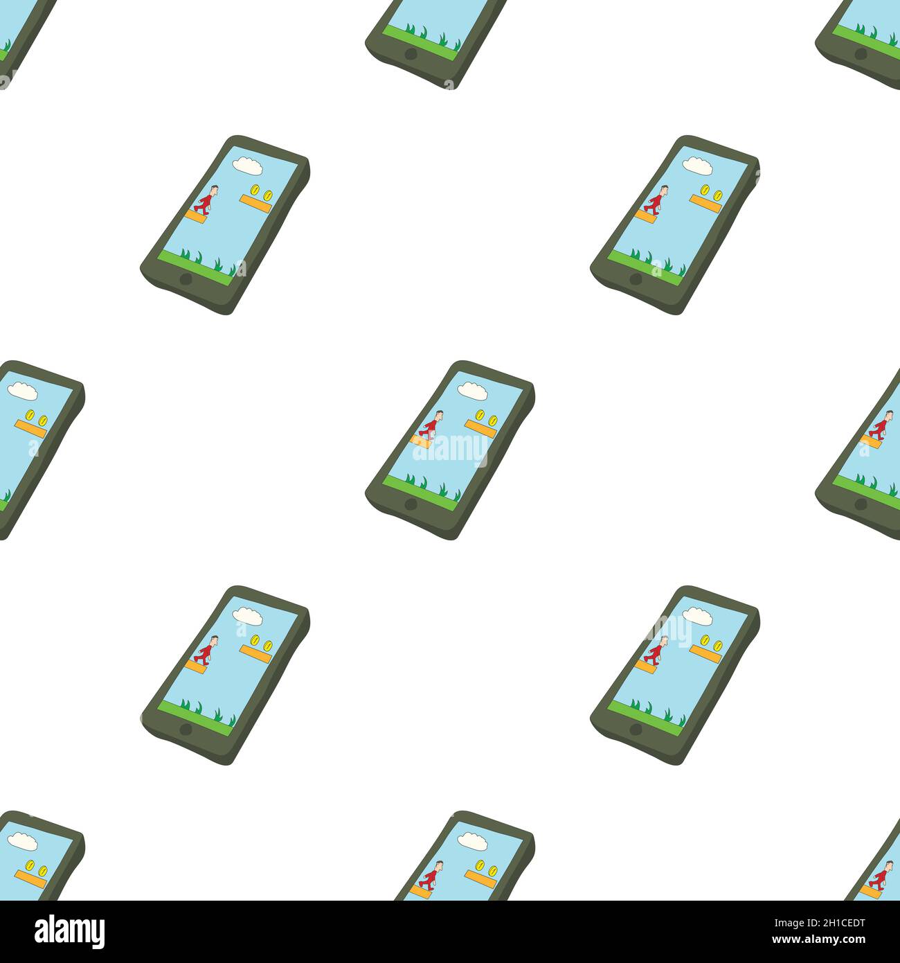 Tablet game console pattern seamless background texture repeat ...