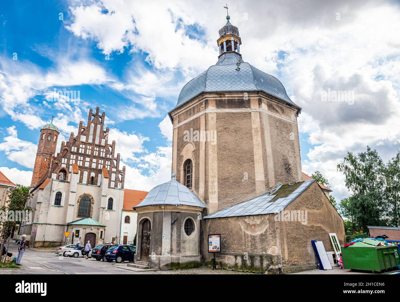 Jawor, Poland - August 08, 2021. Chapel of st. Wojciech, former ...