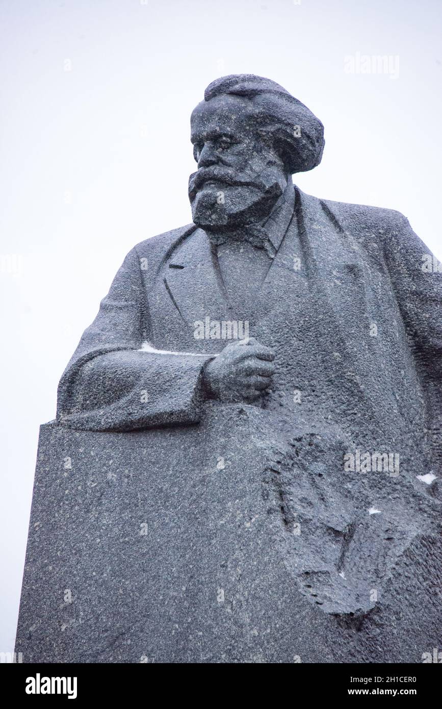 Europe, Russian Federation, Moscow, Karl Marx Monument Stock Photo - Alamy