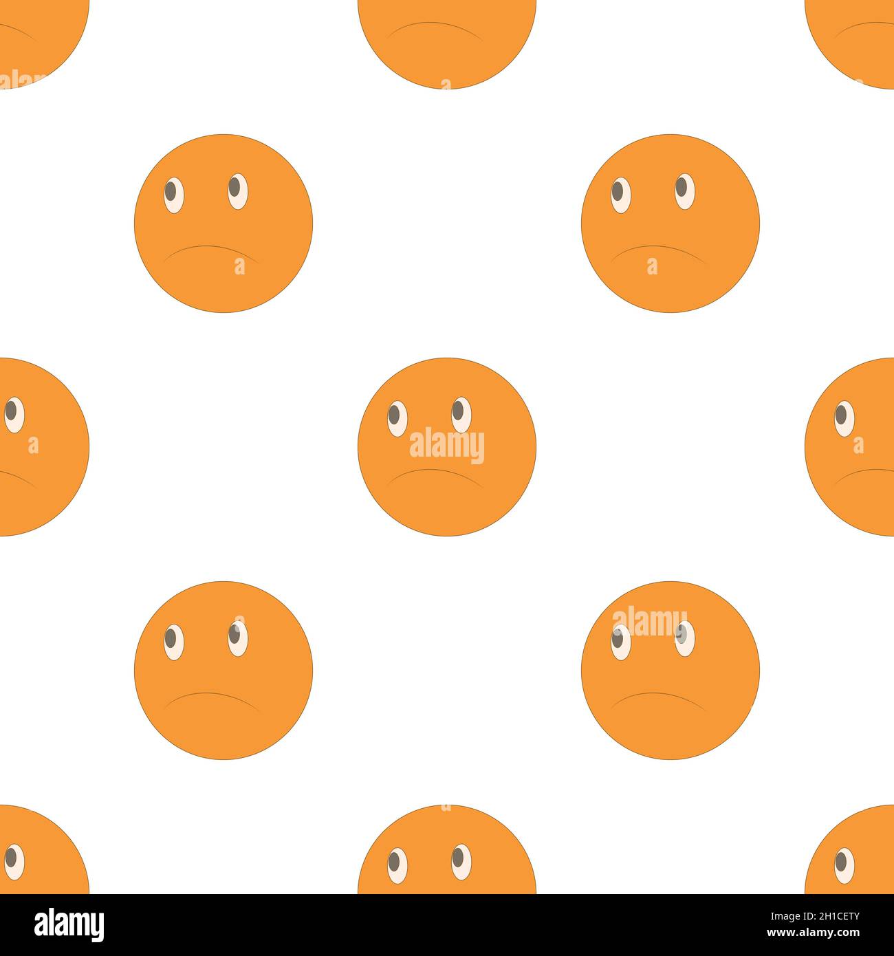 Sad unhappy emotpattern seamless background texture repeat wallpaper ...