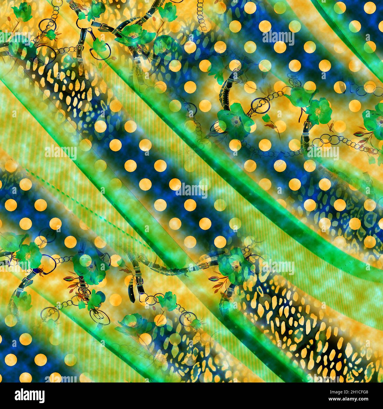 Botanical composition abstract background for amazing fabric background ...