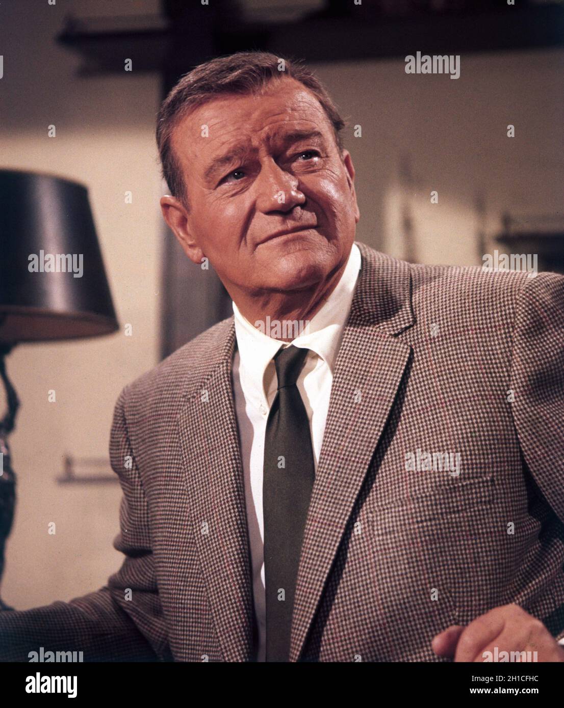 JOHN WAYNE Colour Portrait in HELLFIGHTERS 1968 director ANDREW V ...