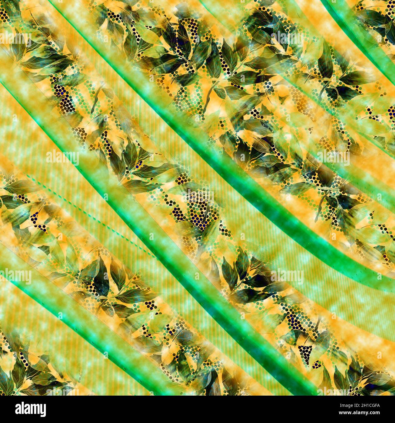 Botanical composition abstract background for amazing fabric background ...
