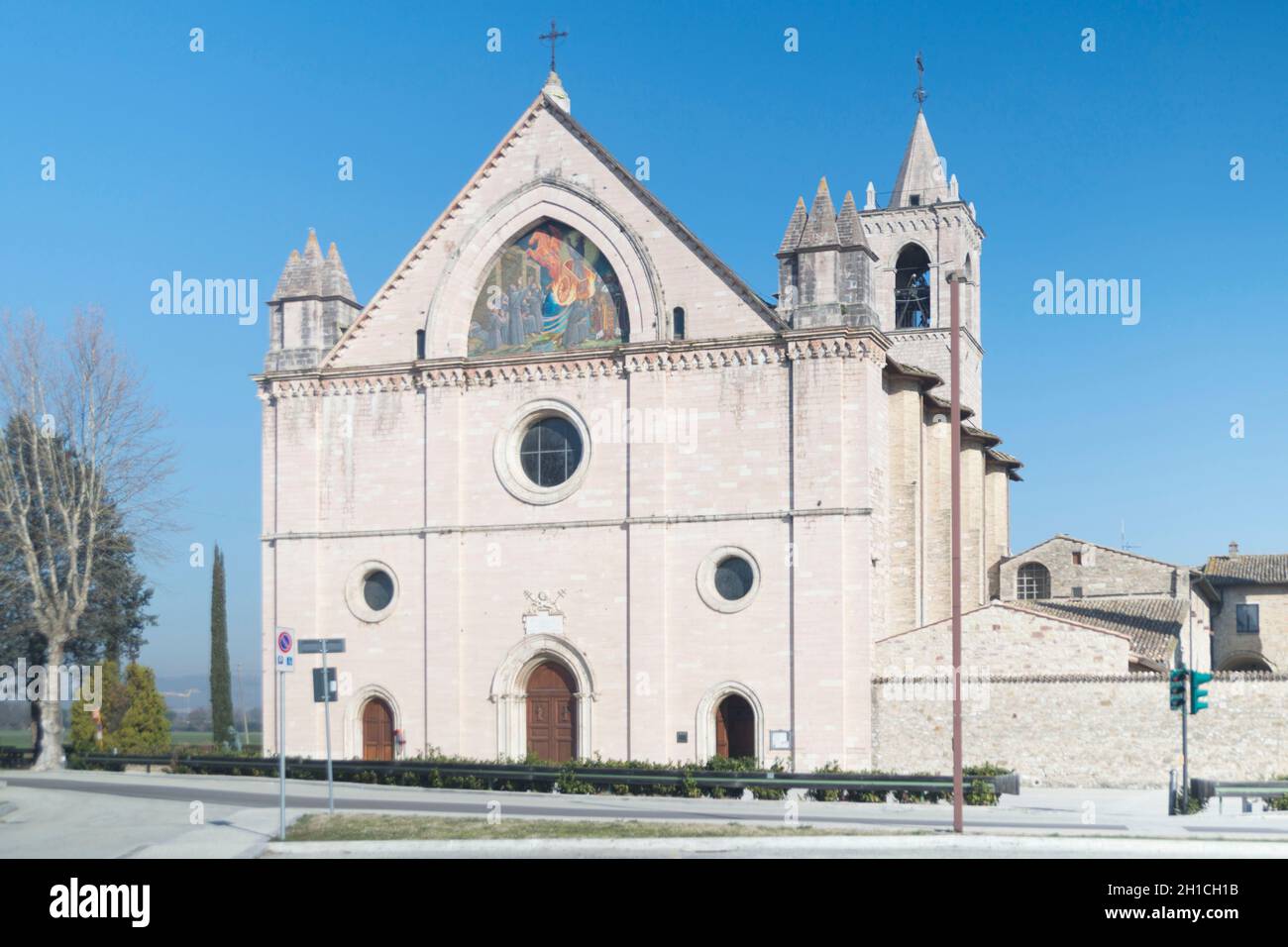 Sanctuary of santa maria di rivotorto of assisi hi-res stock ...