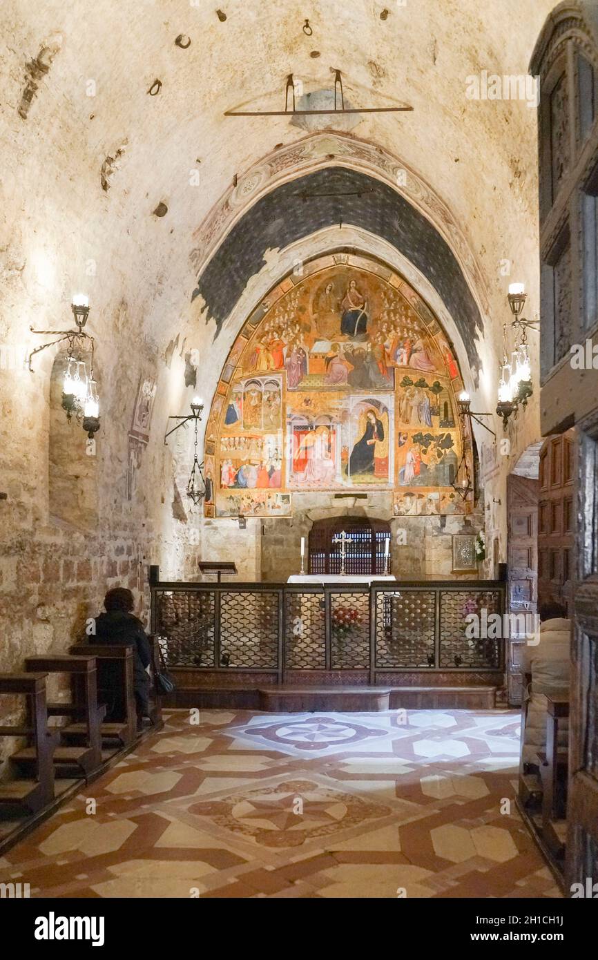 Frescoes inside the portiuncula hi-res stock photography and images - Alamy