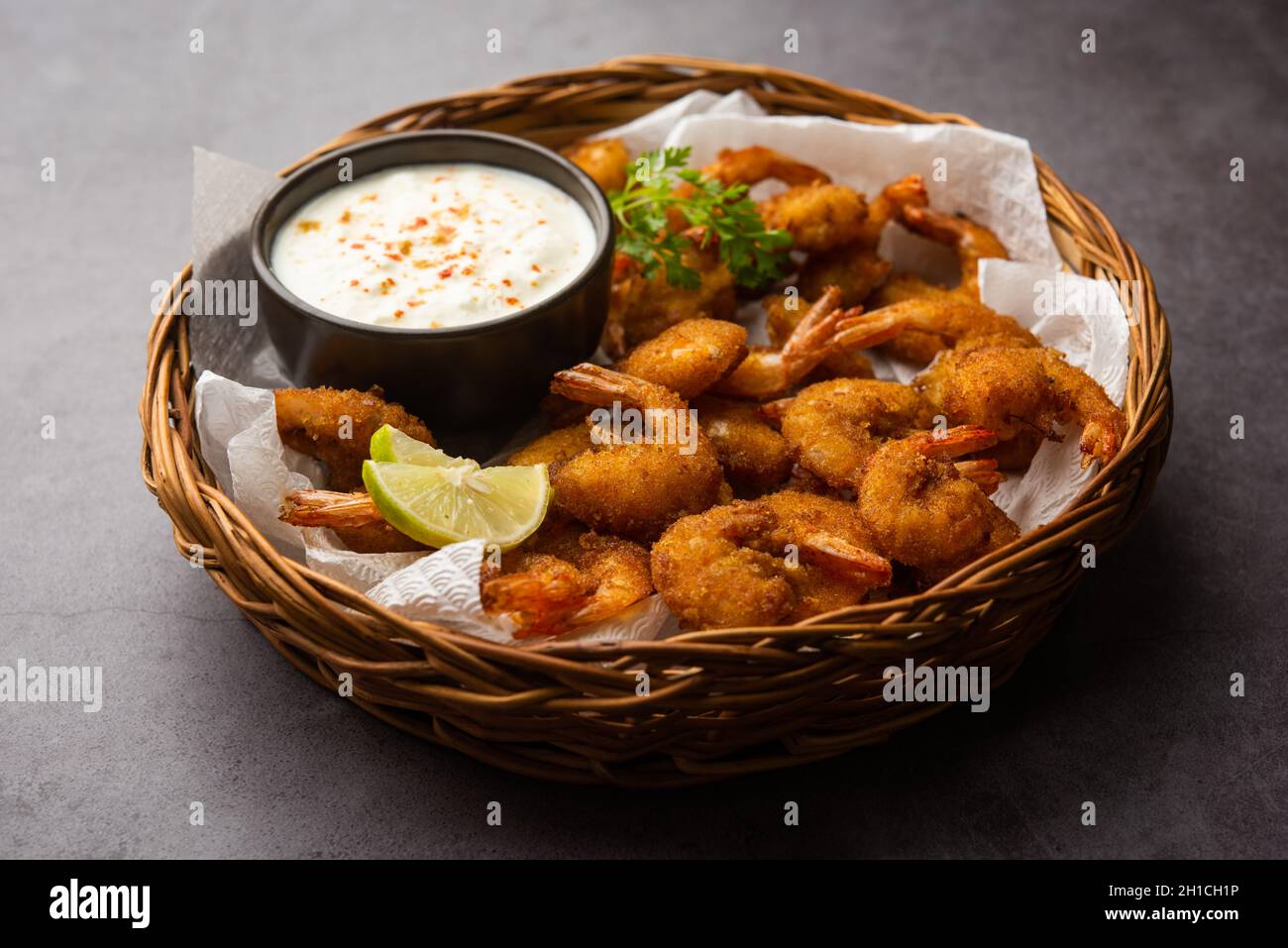 shrimp fritters or prawn bajji or jheenga pakoda or kolambi or zinga ...