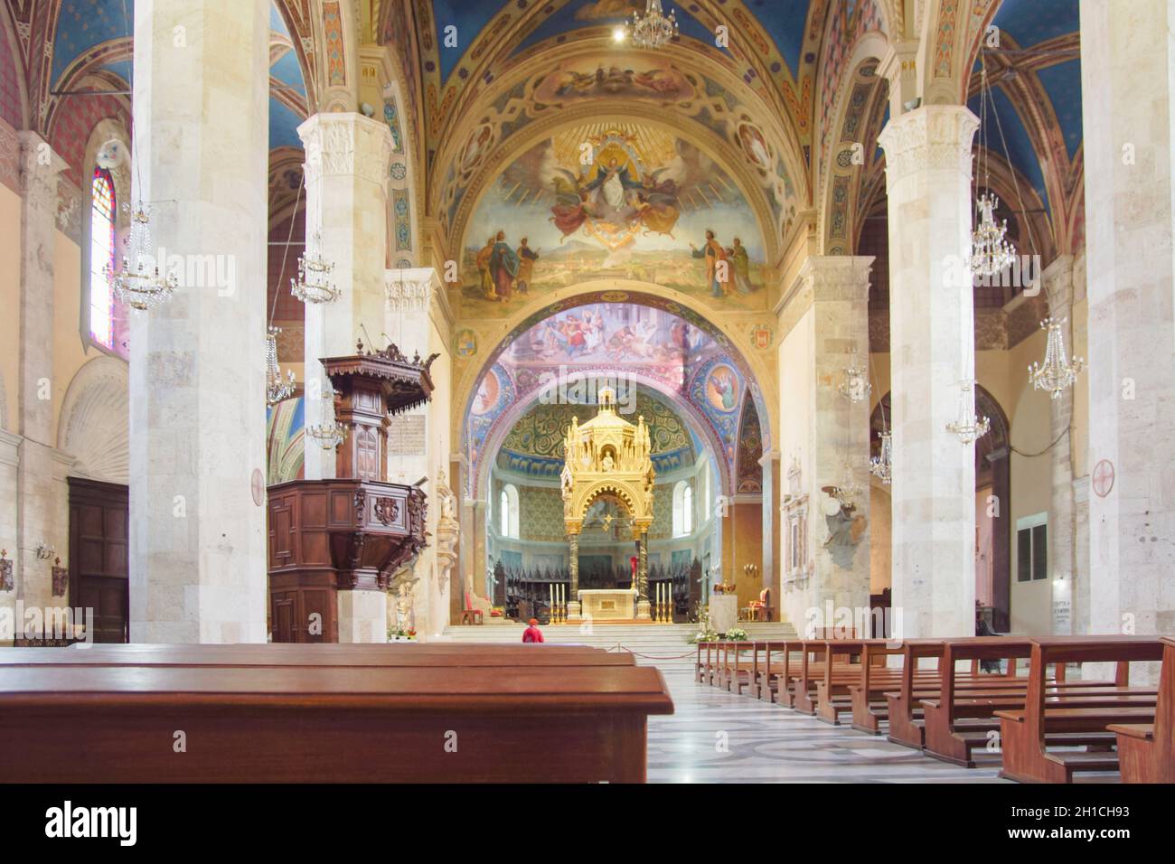 Altar of st emidio cathedral hi-res stock photography and images - Alamy