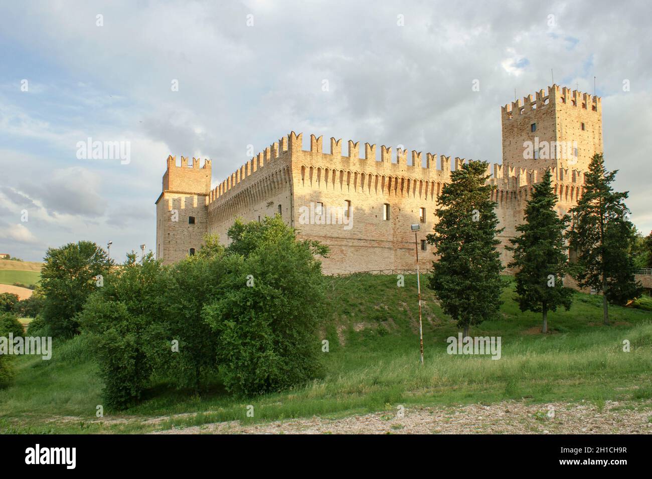 Castello della Rancia castle, Tolentino, Marche, Italy, Europe Stock ...