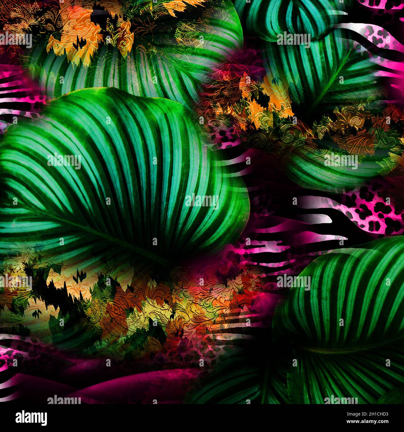 Botanical composition abstract background for amazing fabric background ...