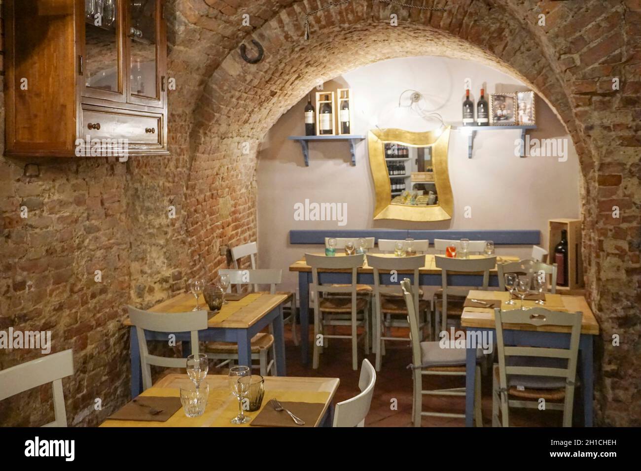 Osteria il Carroccio tavern, Siena, Tuscany, Italy, Europe Stock Photo ...