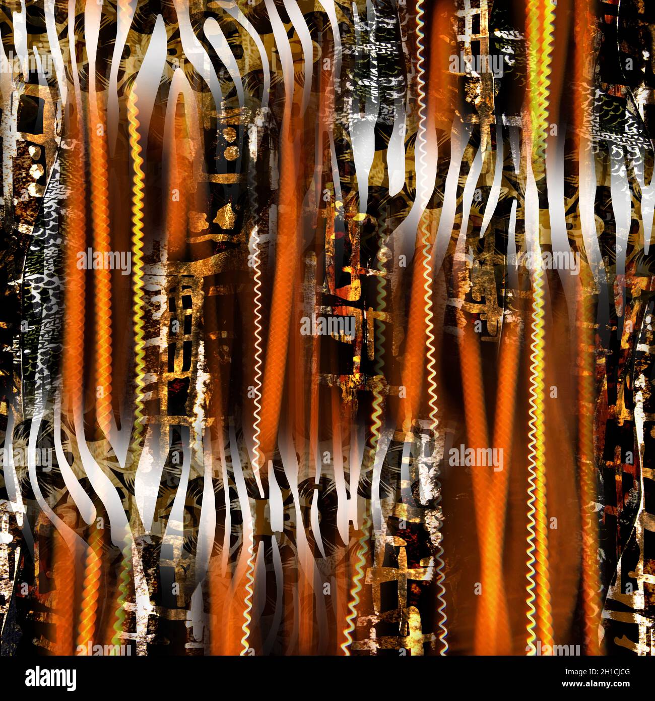 Botanical composition abstract background for amazing fabric background ...
