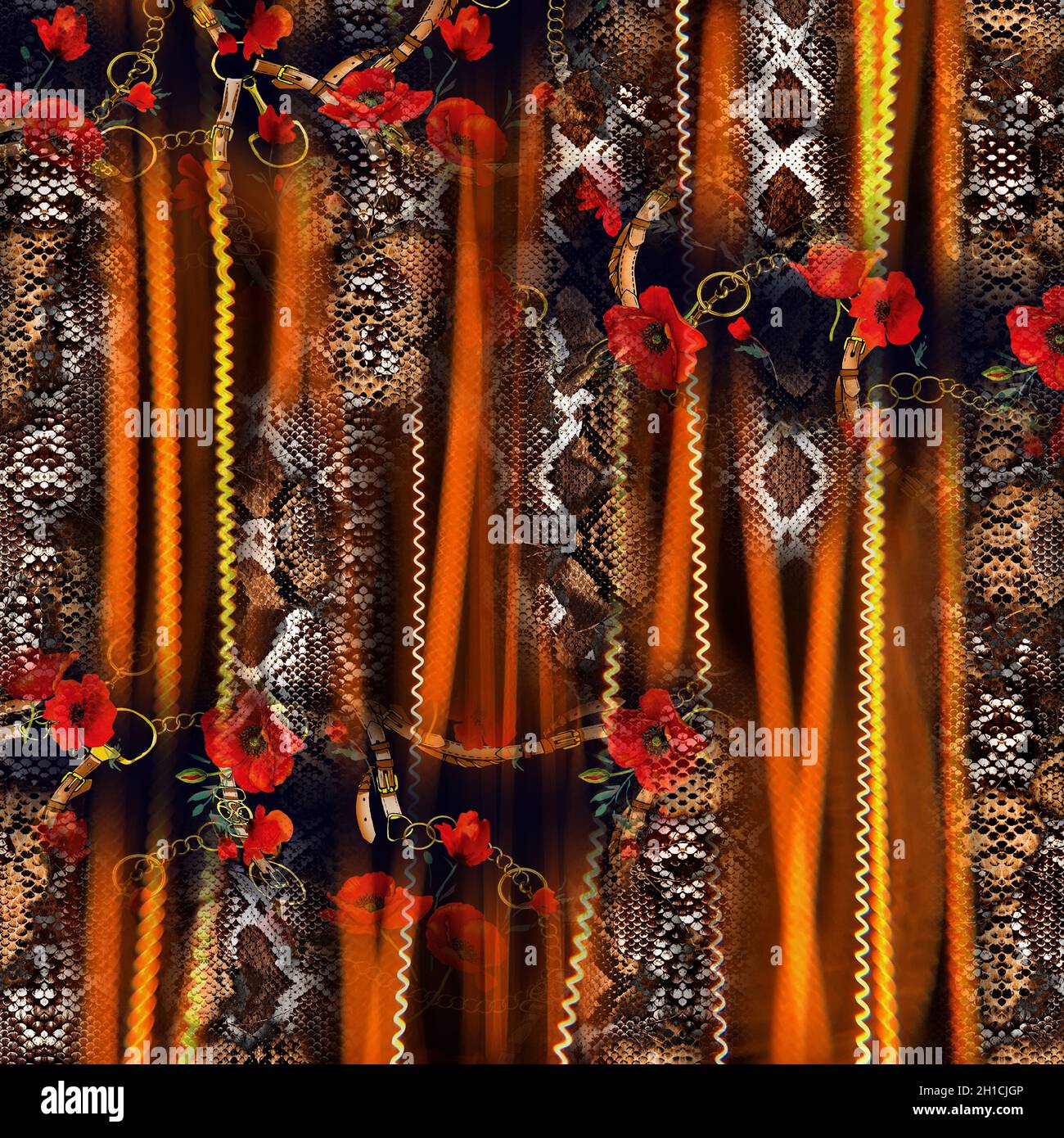 Botanical composition abstract background for amazing fabric background ...