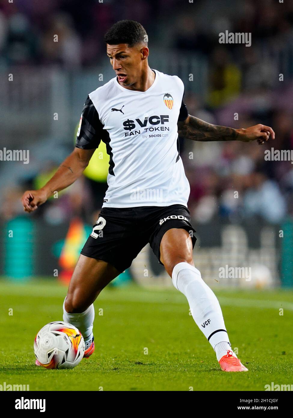 Marcos Andre of Valencia CF during the La Liga match between FC ...