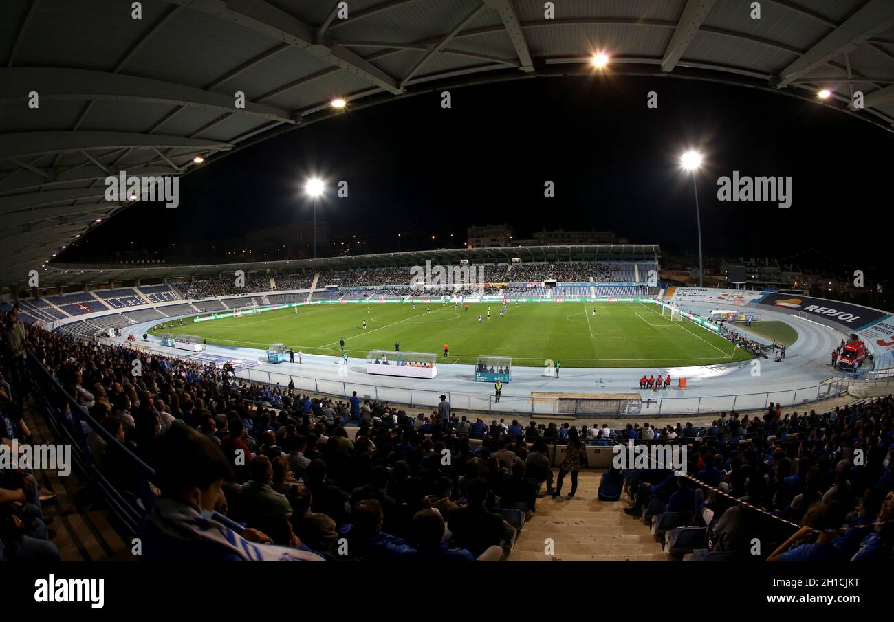 LISBON, PORTUGAL - OCTOBER 15: Panoramic View of Estadio do Restelo ...