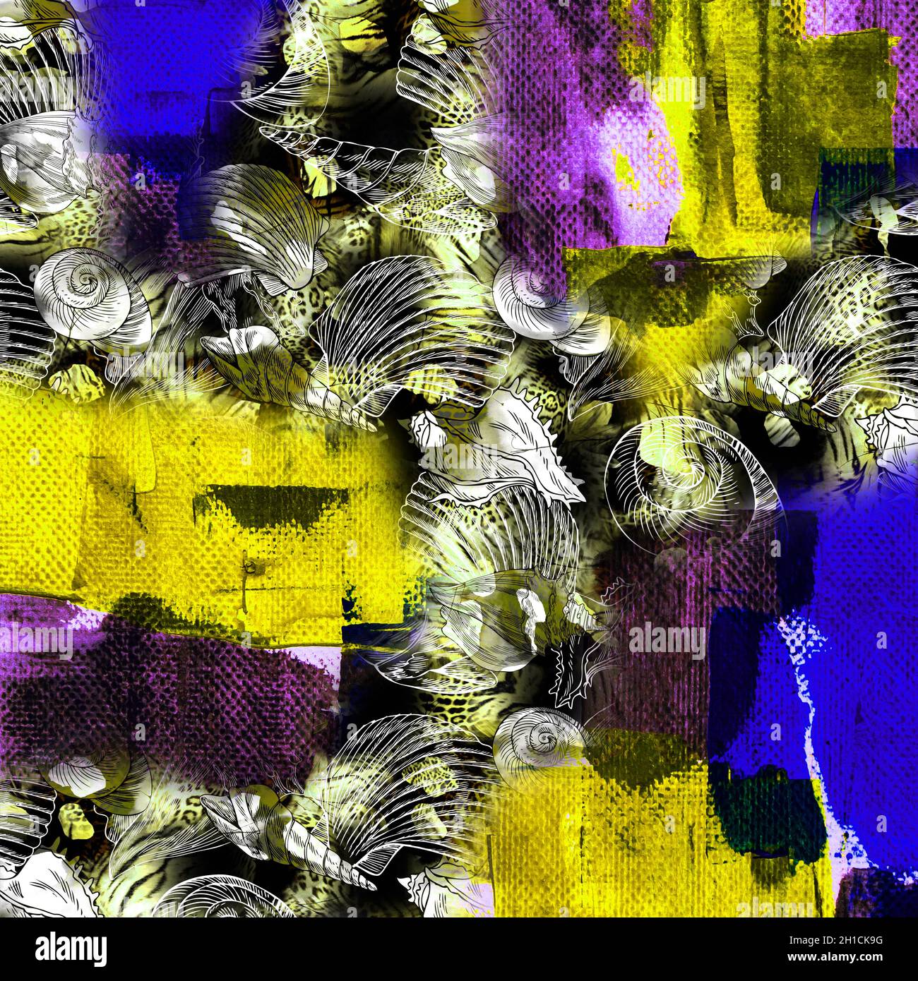 Botanical composition abstract background for amazing fabric background ...