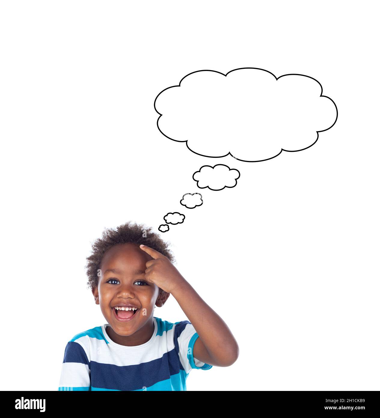 Kid With Thinking Bubble