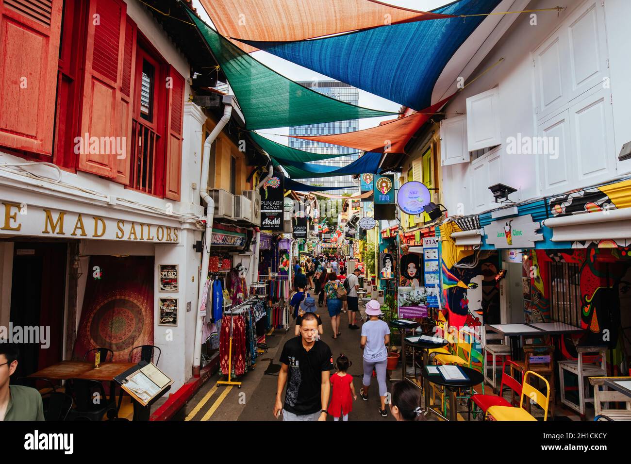 Haji Lane and Arab District in Singapore Stock Photo - Alamy