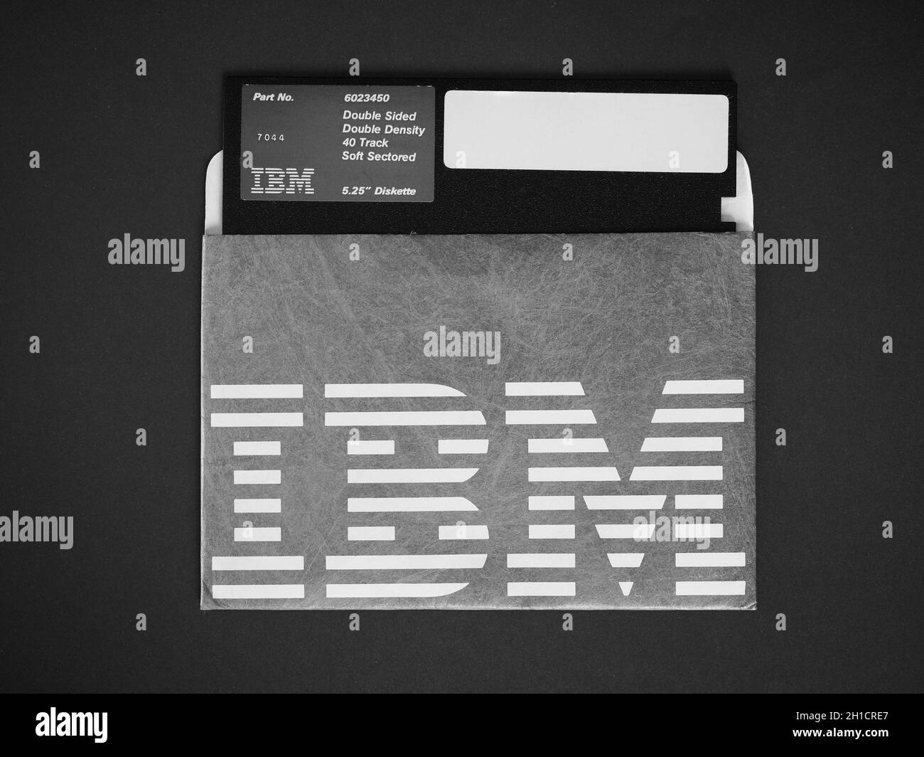 Ibm logo new york Black and White Stock Photos & Images - Alamy