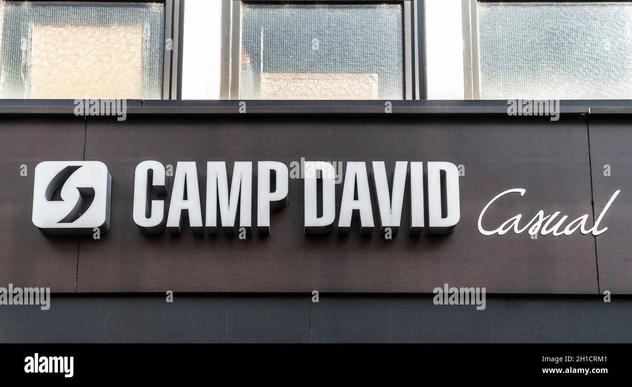 Camp david logo hi-res stock photography and images - Alamy