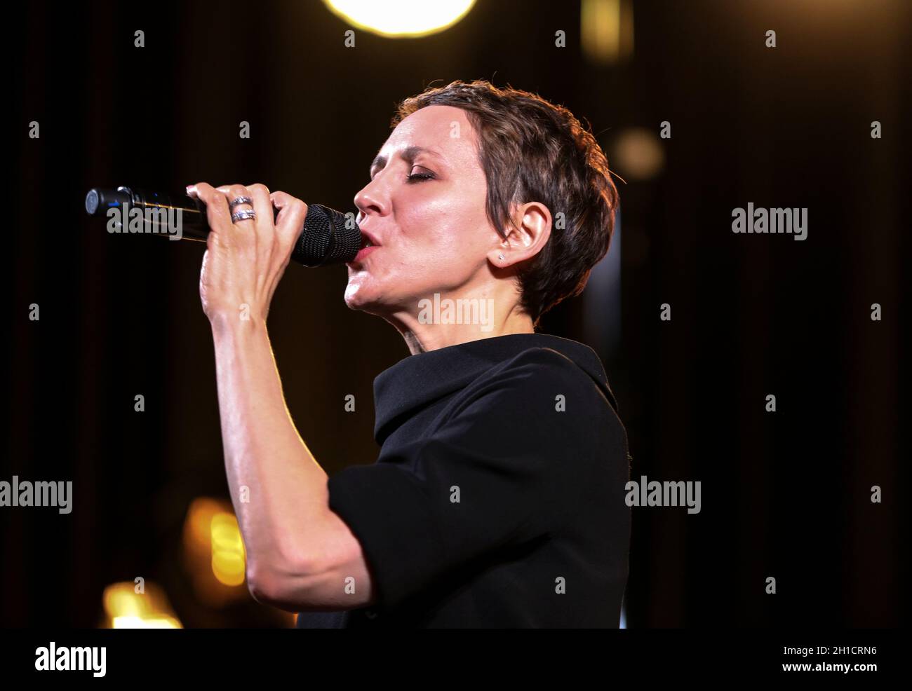Cracow, Poland - April 26, 2018: The performance of the American jazz ...