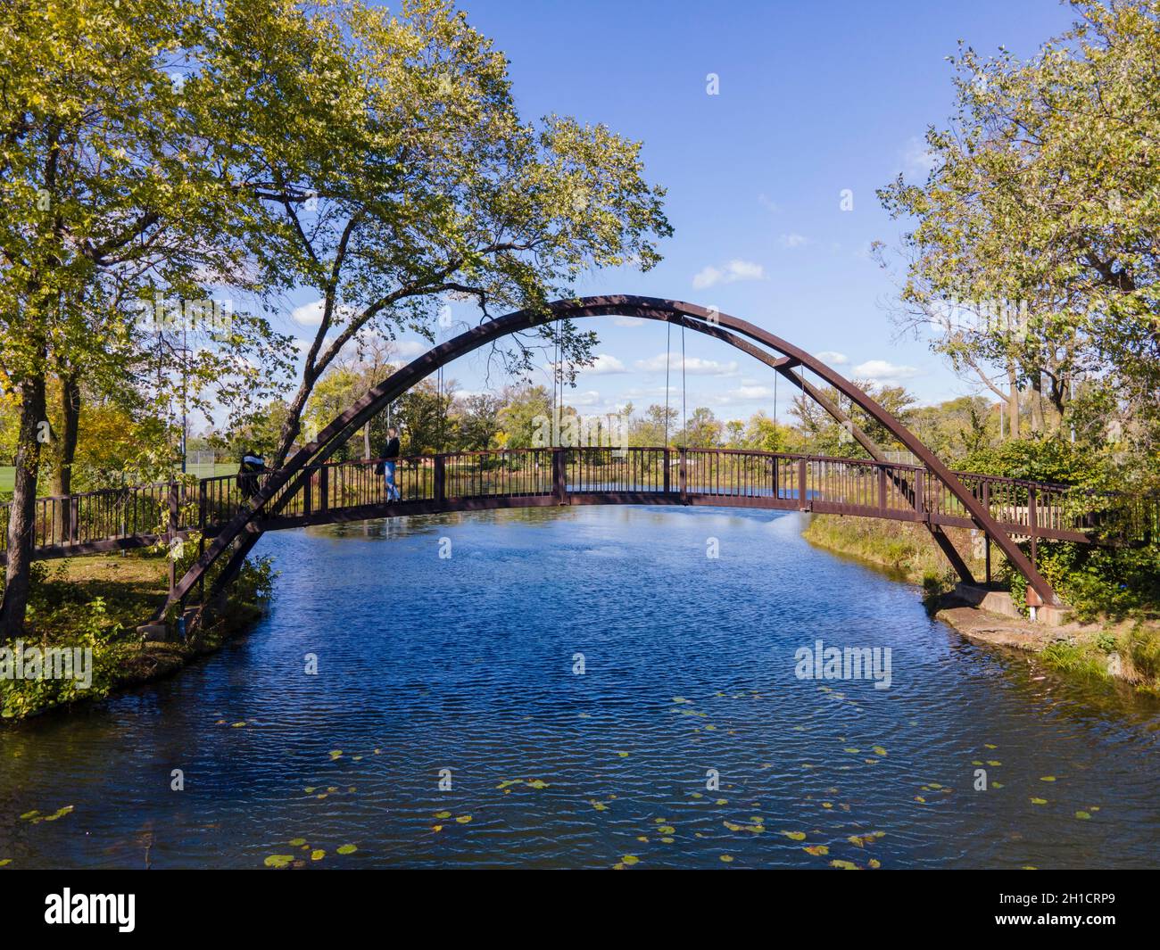 Aerial photograph of Tenney Park, Madison, Wisconsin, USA Stock Photo ...