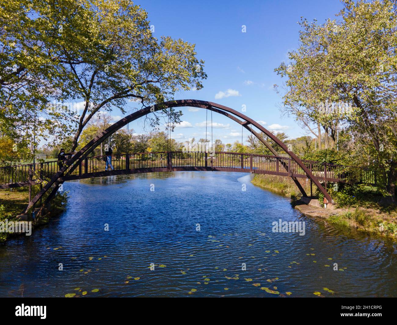 Aerial photograph of Tenney Park, Madison, Wisconsin, USA Stock Photo ...