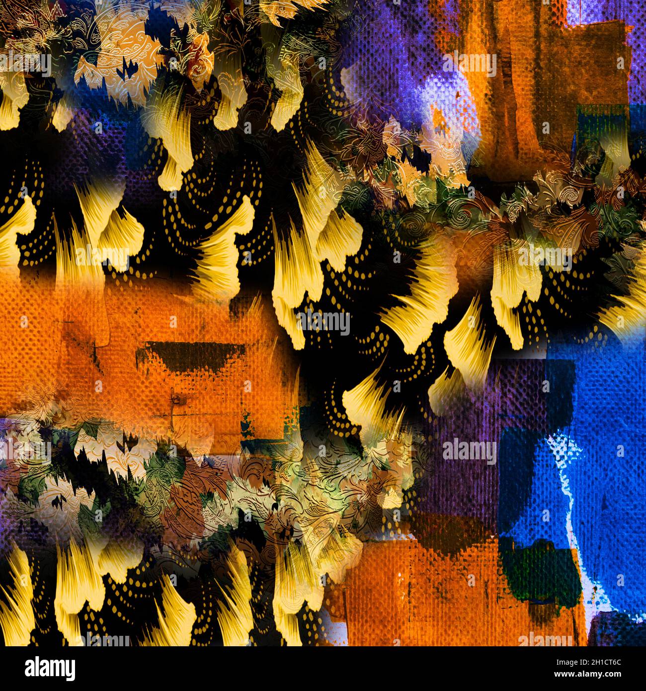 Botanical composition abstract background for amazing fabric background ...