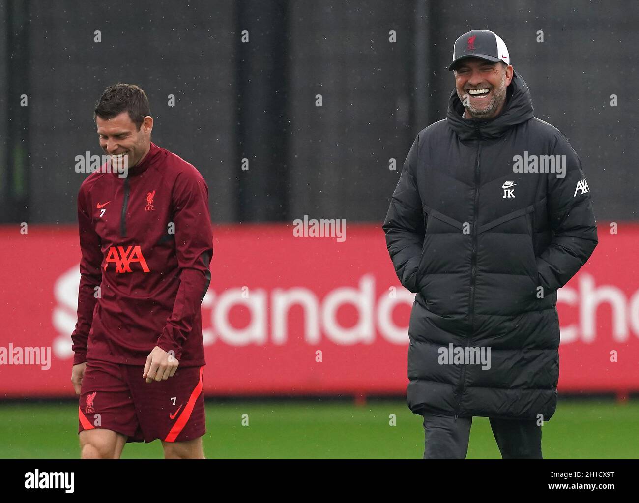 James milner liverpool training hi-res stock photography and images - Alamy