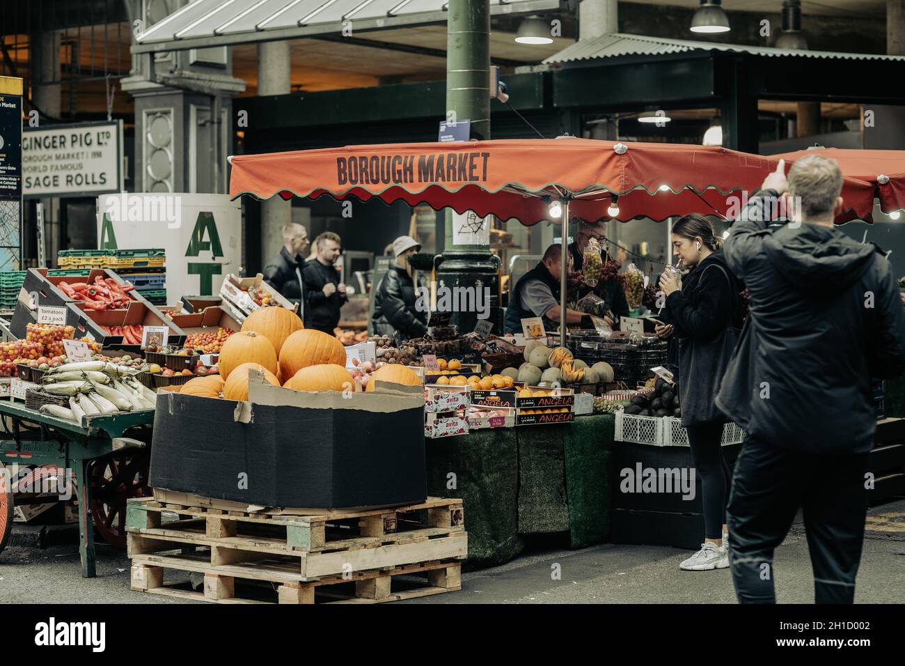 London Bridge and Borough Market Stock Photo - Alamy