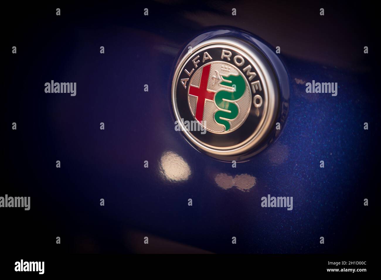 Alfa romeo classic logo on hi-res stock photography and images - Alamy