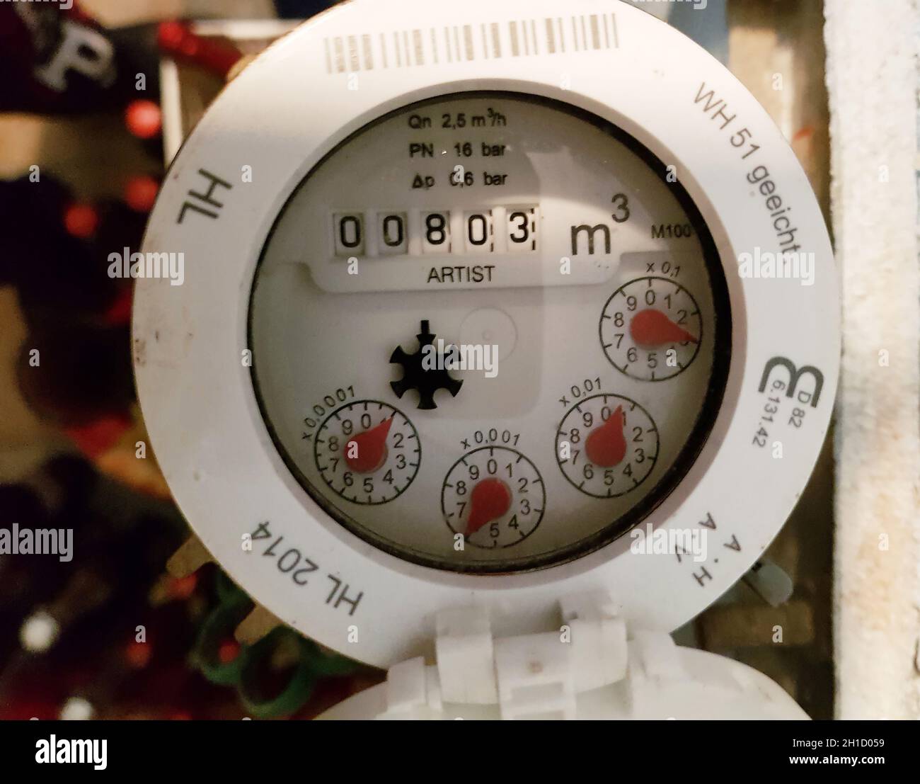 Old water meter hi-res stock photography and images - Alamy