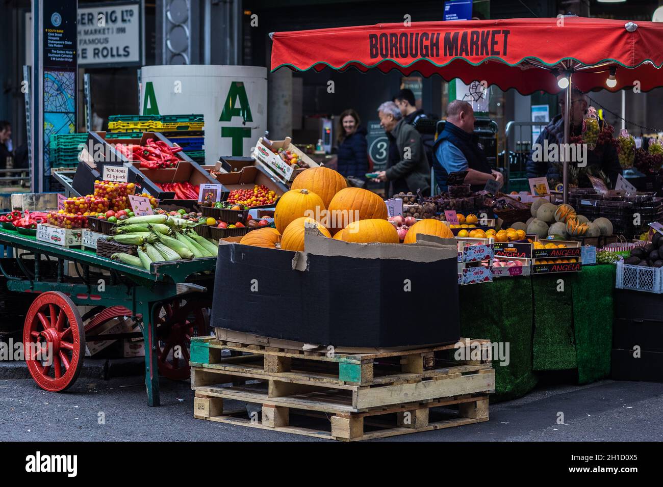 London Bridge and Borough Market Stock Photo - Alamy