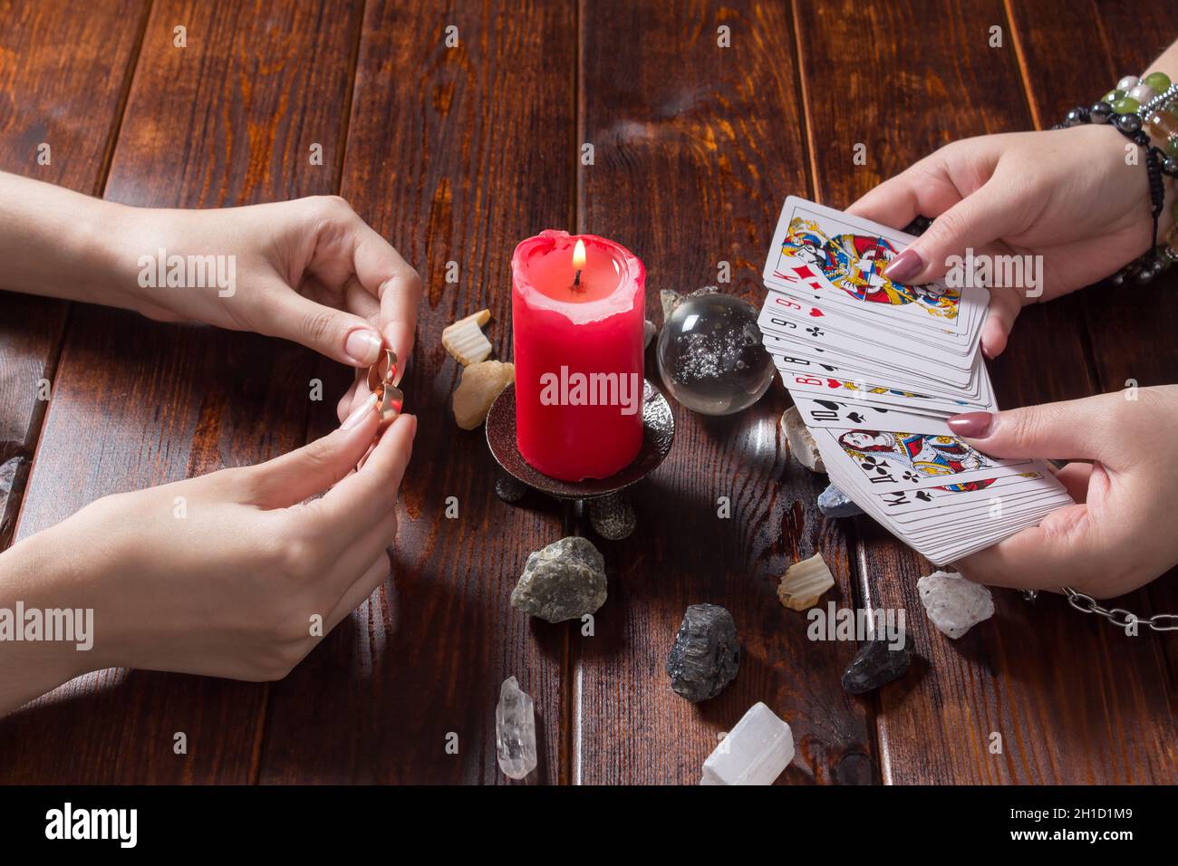Bangkok,Thailand,March.15.20.Gypsy lays out Tarot cards and wonders for ...