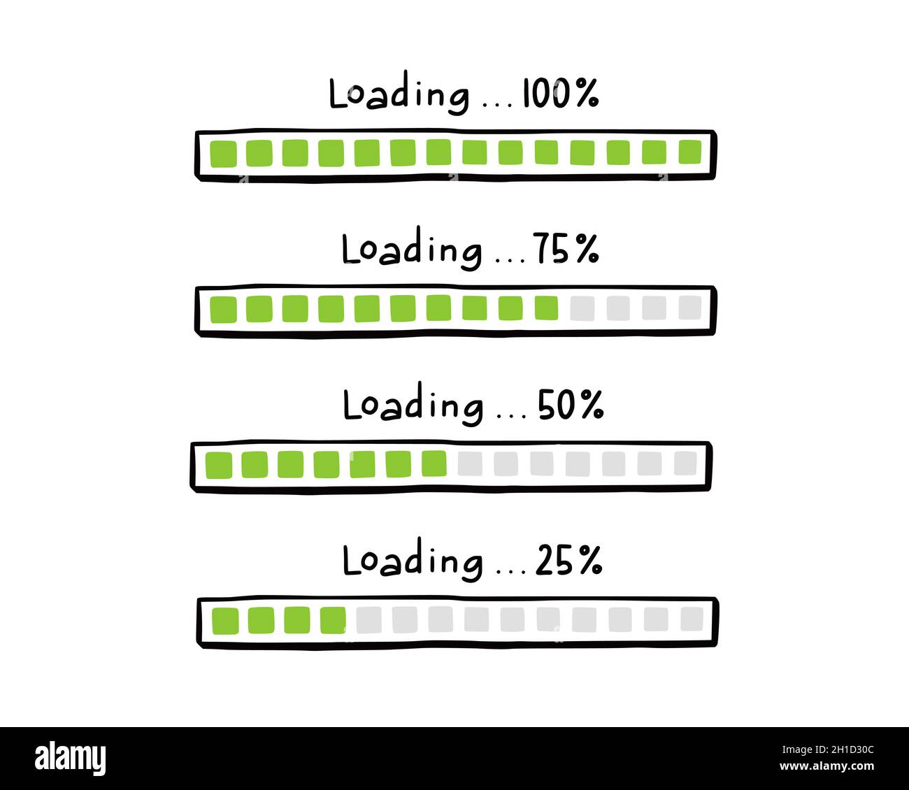 Status bar image Cut Out Stock Images & Pictures - Alamy