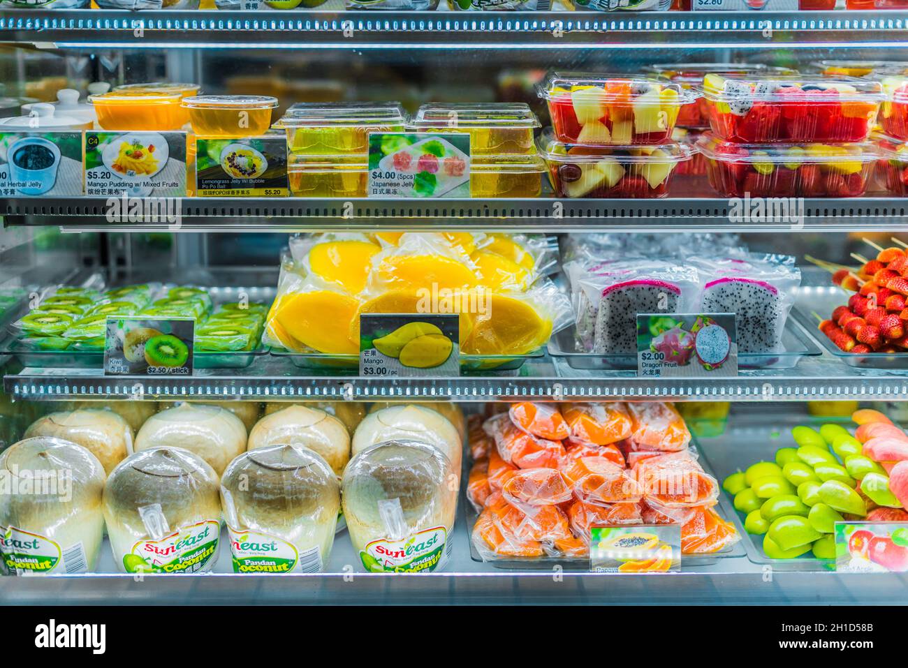 Plastic fruit fruits product products display sale hi-res stock ...