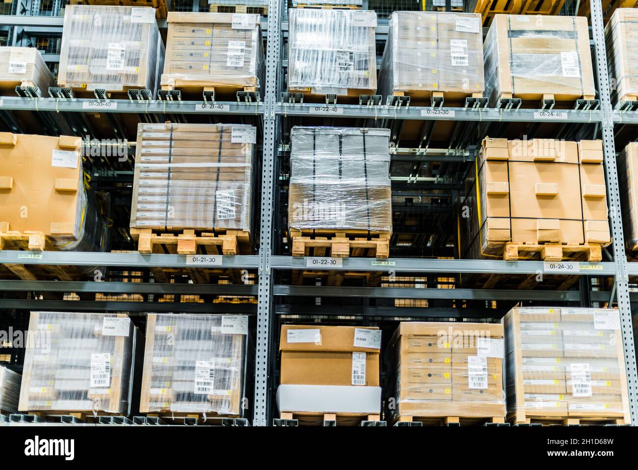 SINGAPORE - MAR 6, 2020: Interior of IKEA warehouse in Singapore Stock ...