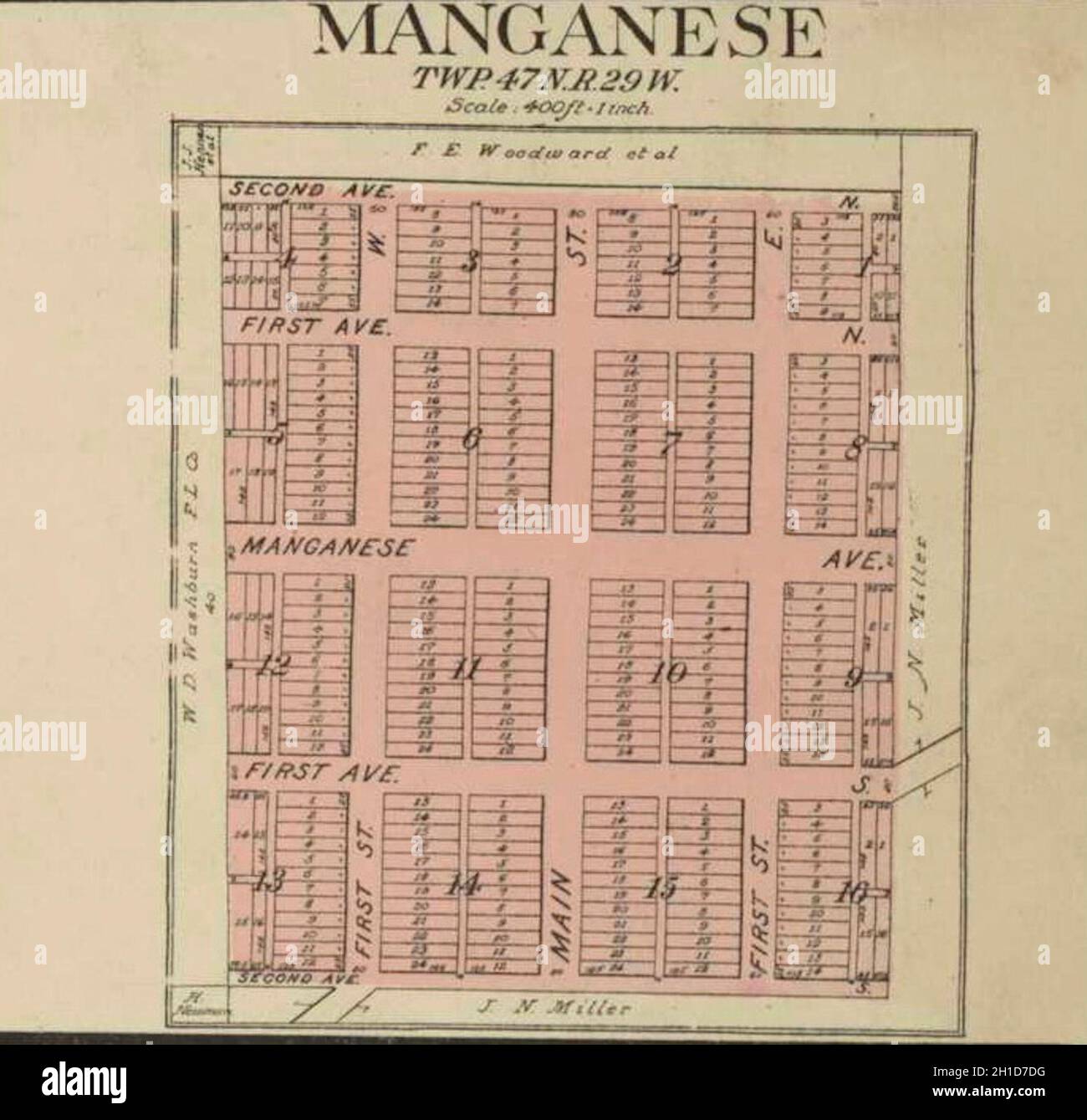 1913 minnesota map hi-res stock photography and images - Alamy
