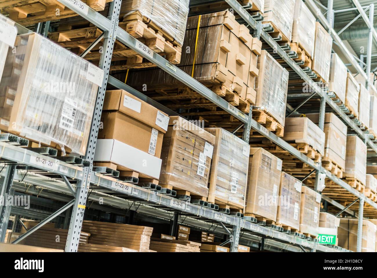 SINGAPORE - MAR 6, 2020: Interior of IKEA warehouse in Singapore Stock ...