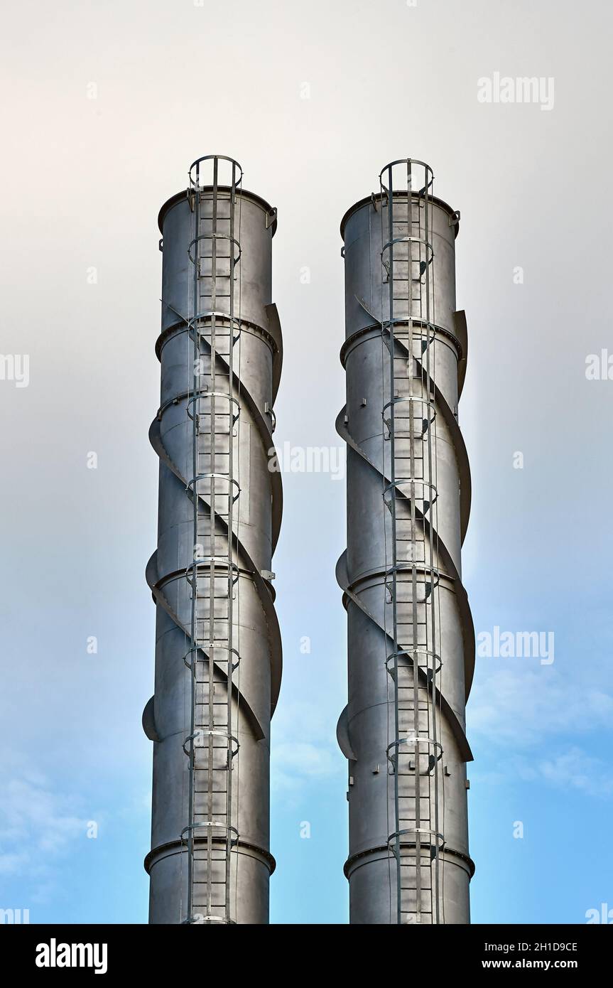Four chimney structure hi-res stock photography and images - Alamy